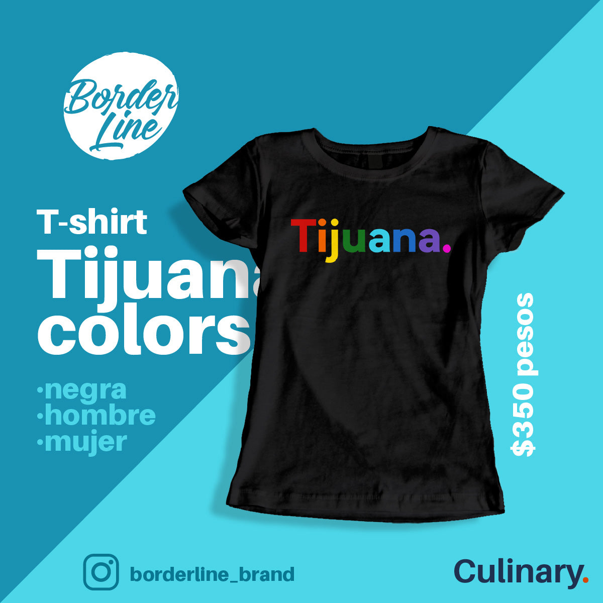 T-shirt Tijuana – Culinary Art School